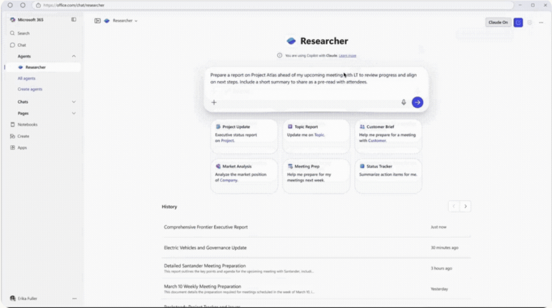 Microsoft adds Anthropic models to Researcher, Copilot Studio | Constellation Research Inc.